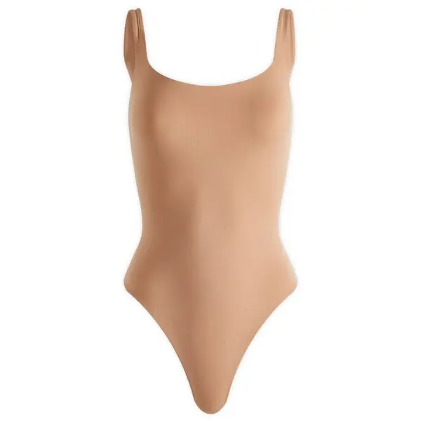 SKIMS Fits Everybody Square Neck Bodysuit - Sienna