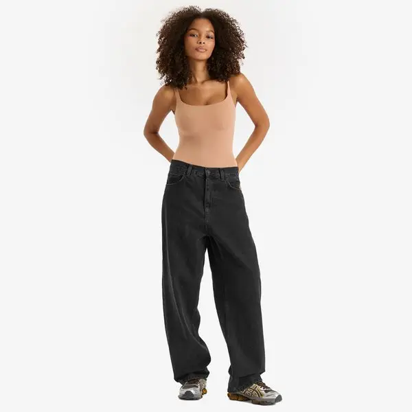 SKIMS Fits Everybody Square Neck Bodysuit - Sienna