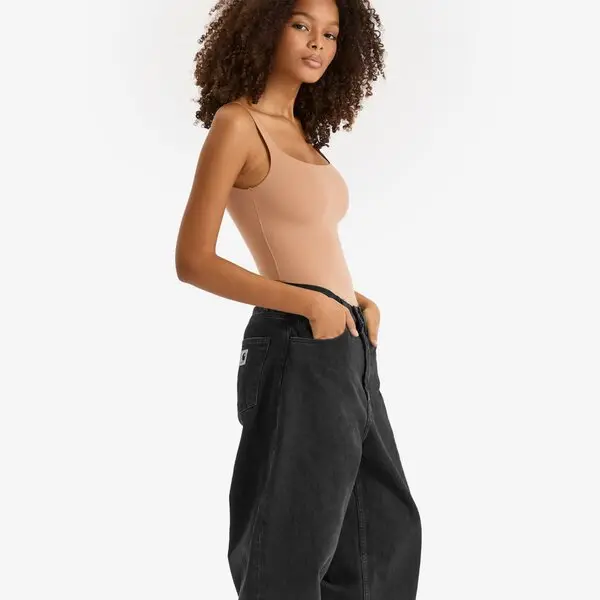 SKIMS Fits Everybody Square Neck Bodysuit - Sienna
