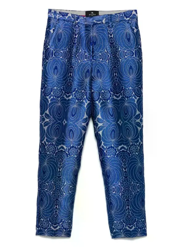 Etro Jacquard-lace Trousers