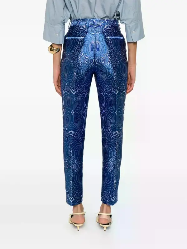 Etro Jacquard-lace Trousers