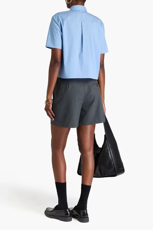 Theory Cotton-blend Poplin Shirt