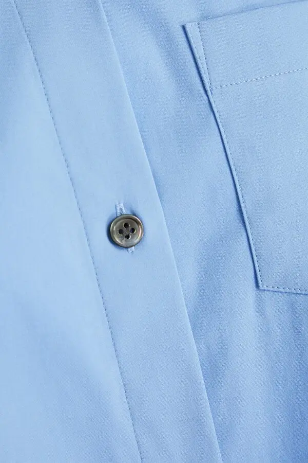 Theory Cotton-blend Poplin Shirt
