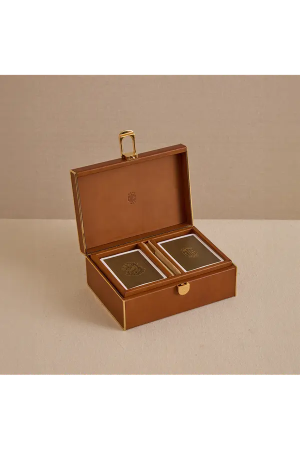 MARK CROSS Bridge Box In Luggage - Natural