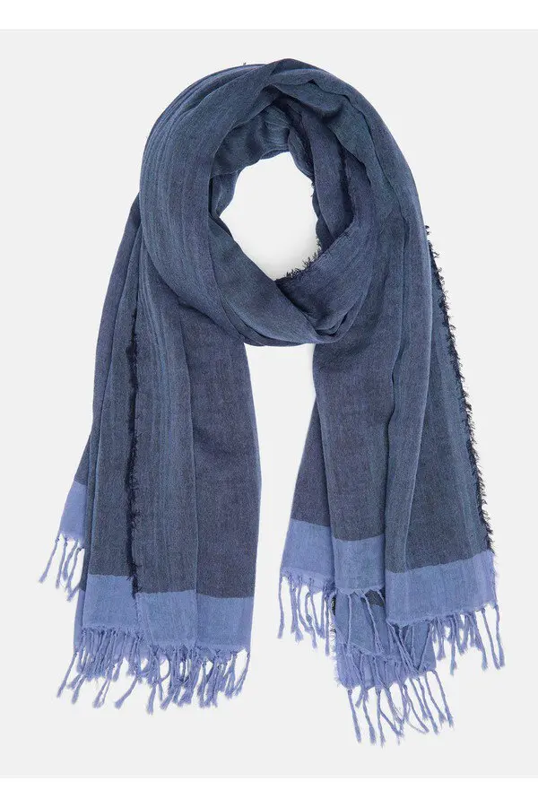 Vince Border- Cotton Scarf - Stripe