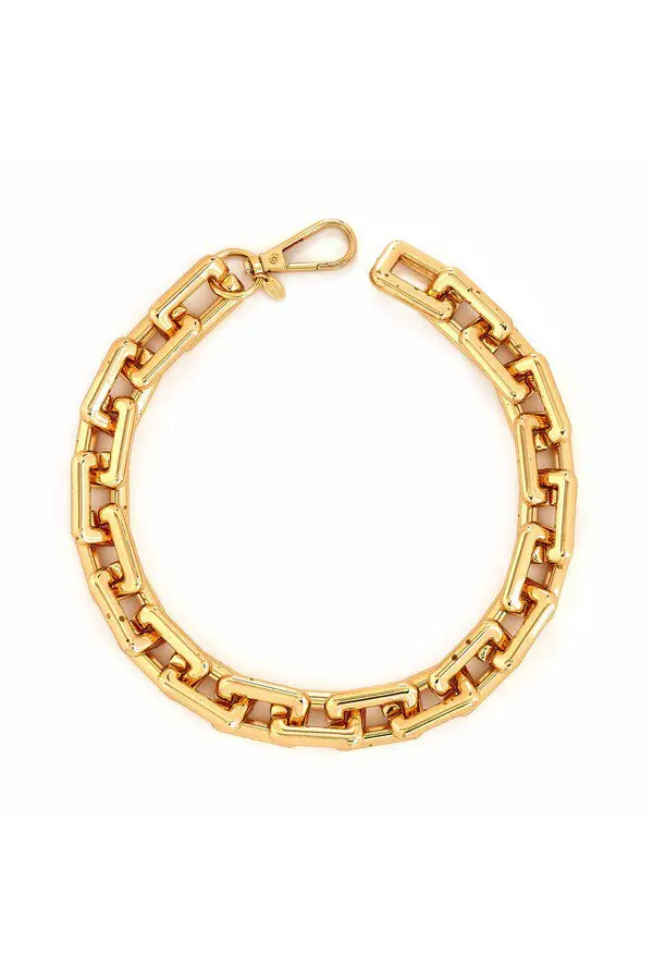 KENNETH JAY LANE Rectangle Link Necklace