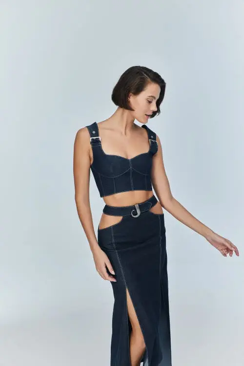 JENDUE Vonk Belted Top