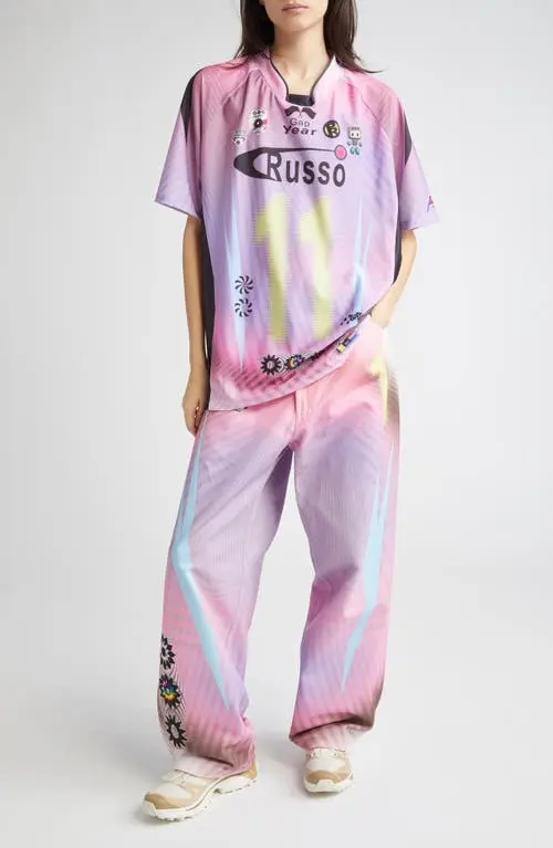 Paolina Russo Oversize Short Sleeve Top - Pink | Editorialist