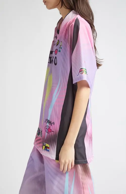 Paolina Russo Oversize Short Sleeve Top - Pink | Editorialist