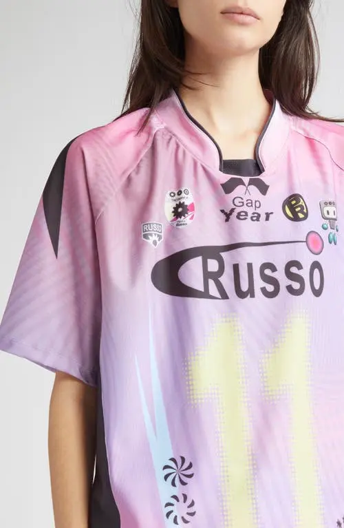 Paolina Russo Oversize Short Sleeve Top - Pink | Editorialist