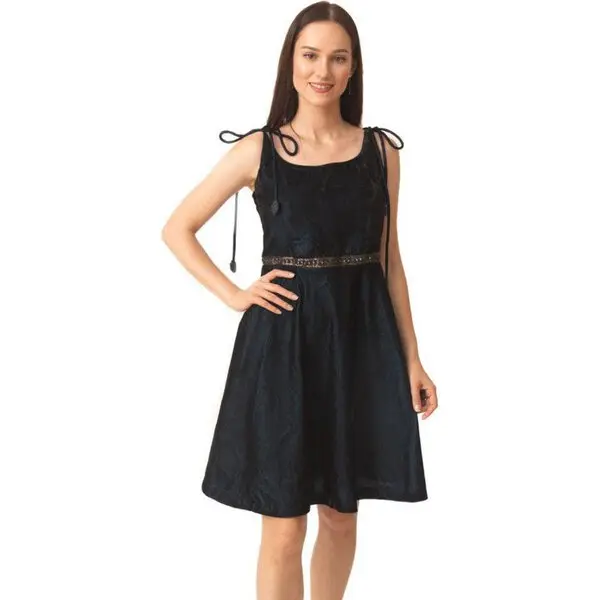 RAAS Tia Velvet Short Dress