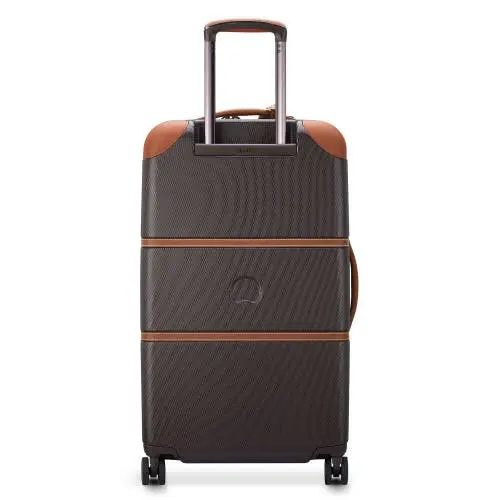 DELSEY PARIS Chatelet Air 2.0 Hardside 26" Checked Spinner Luggage - Chocolate Brown