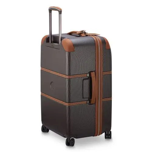 DELSEY PARIS Chatelet Air 2.0 Hardside 26" Checked Spinner Luggage - Chocolate Brown