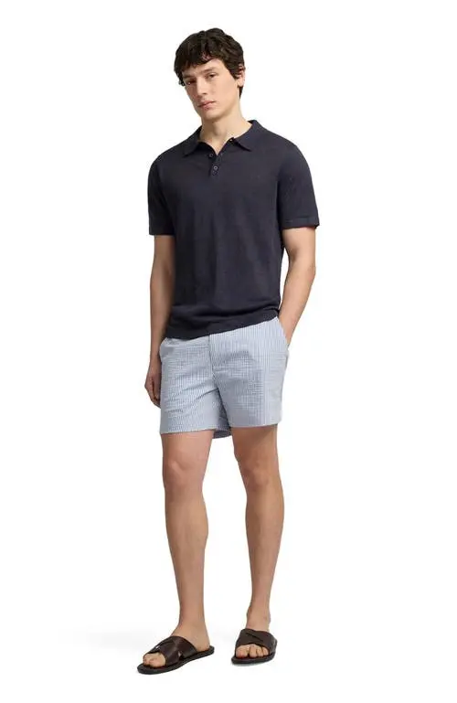 Onia Calder Buckle 5" Swim Trunk - Surf/white
