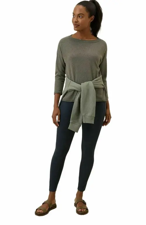 PACT On The Go-to Pocket Legging Made With Organic Cotton - Midnight Blue