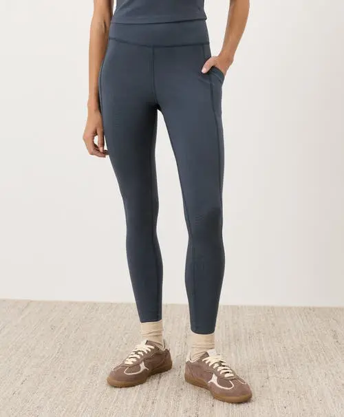 PACT On The Go-to Pocket Legging Made With Organic Cotton - Steel Blue