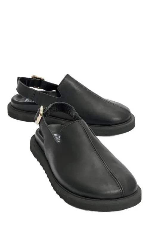 FOREVER & ALWAYS SHOES Laby Leather Clogs - Black Leather