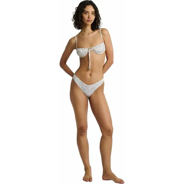 Onia Rose Bikini Top - White Multi