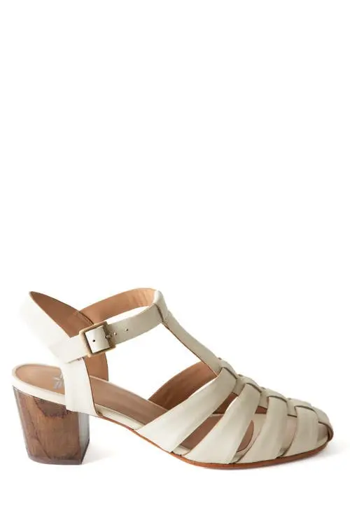 FORTRESS Golde Heeled Fisherman Sandal - Ivory