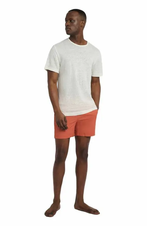 Onia Charles 5" Swim Trunks - Orange Coral