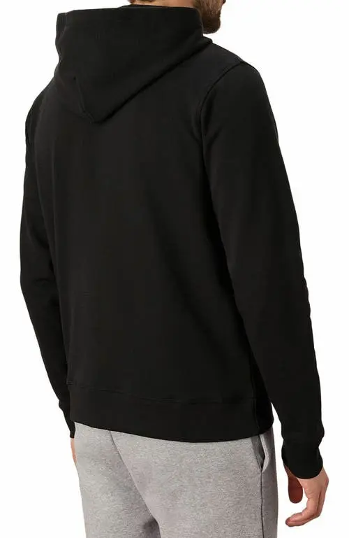 PACT Organic Cotton Cloud Brushed Fleece Pullover Hoodie - Black
