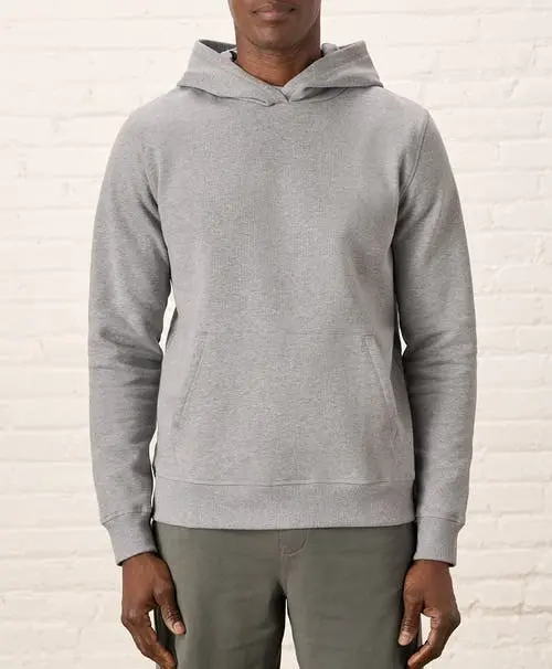 PACT Organic Cotton Cloud Brushed Fleece Pullover Hoodie