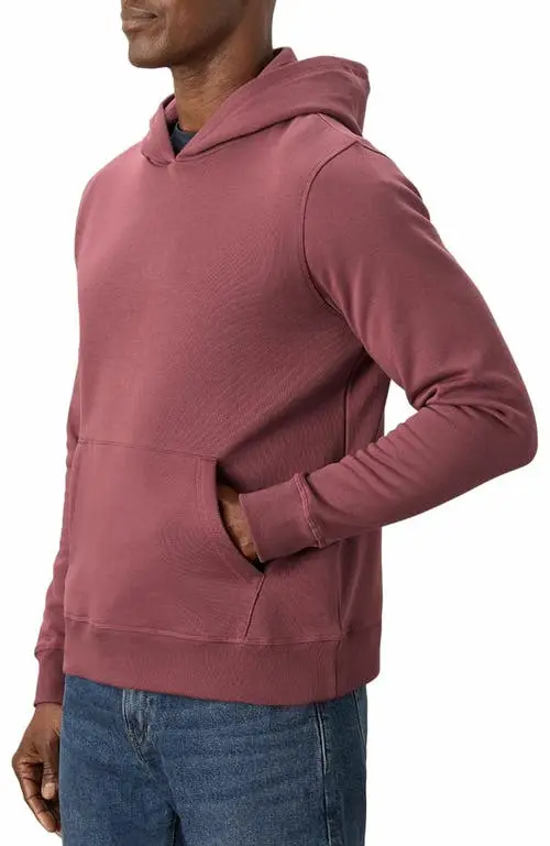 PACT Organic Cotton Cloud Brushed Fleece Pullover Hoodie - Mauve