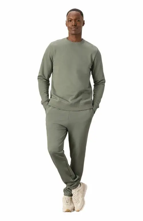 PACT Organic Cotton Cloud Brushed Fleece Crew Sweatshirt
