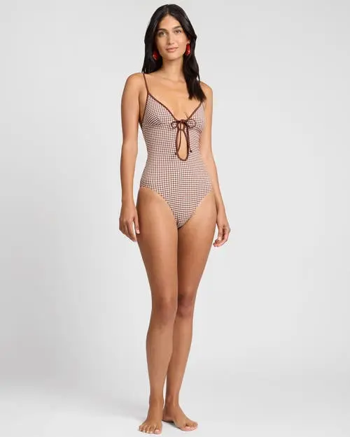 Onia Soleil One-piece - Cappuccino/egrt