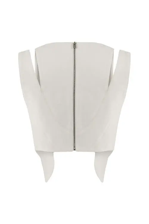 JENDUE Ron Denim Crop Top