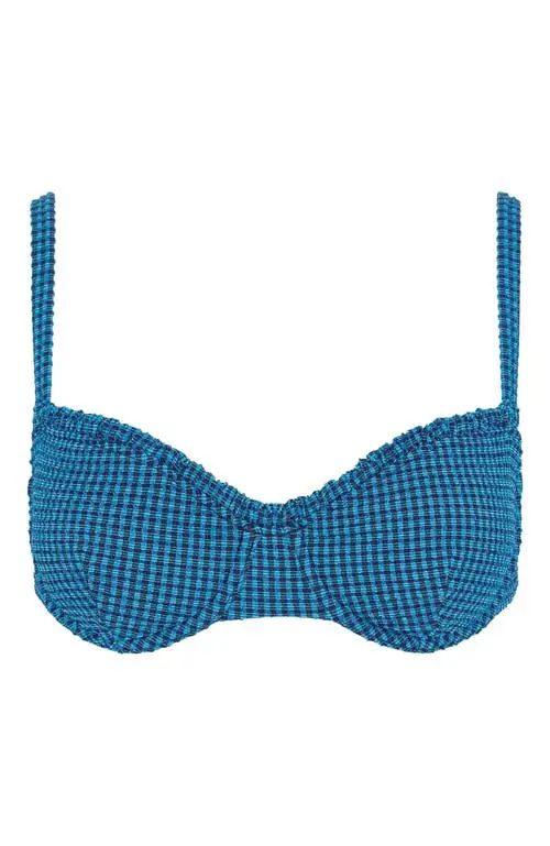 Onia Marilyn Underwire Bikini Top - Blue