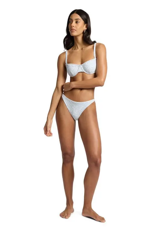 Onia Marilyn Underwire Bikini Top - Sky/egret