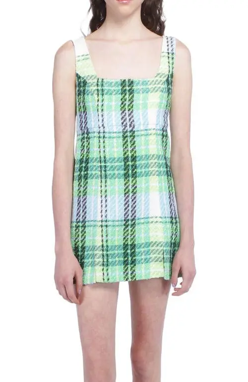 Anna Sui Capri Plaid Mini Dress