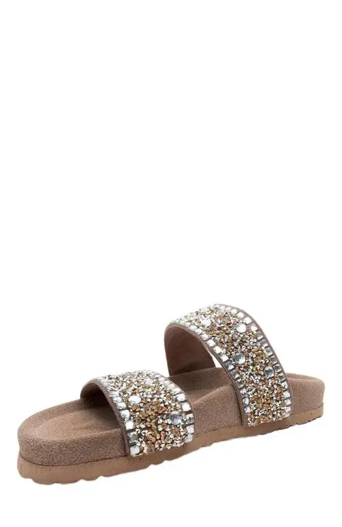 FOREVER & ALWAYS SHOES Jamie Leather Slide Sandal