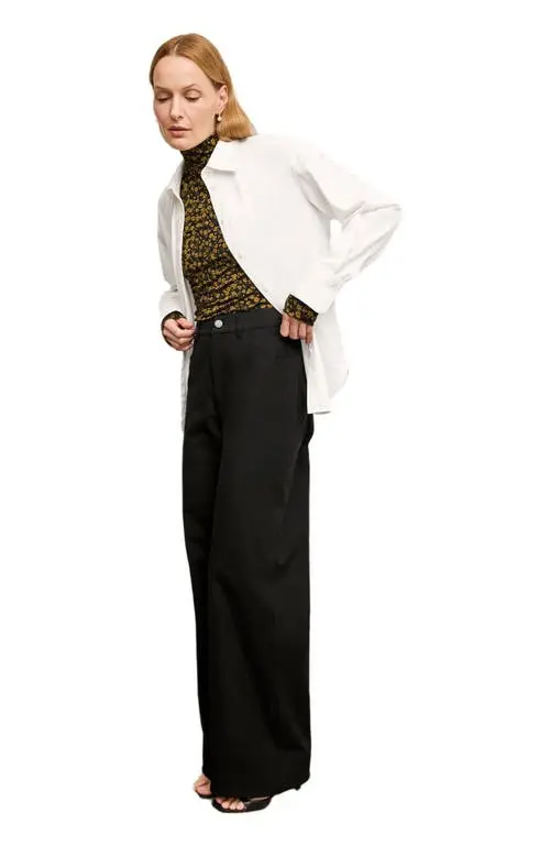 M.M.LAFLEUR Milo Wide-leg Jean - Black