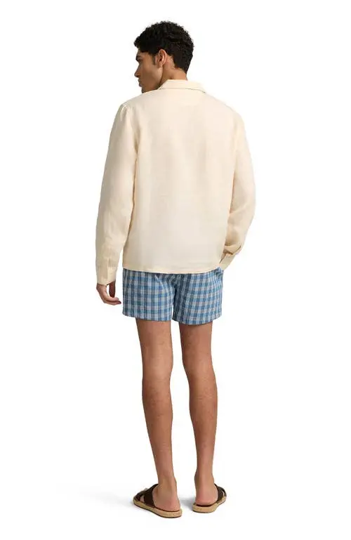 Onia Charles 4" Swim Trunk - Blue/white Mult