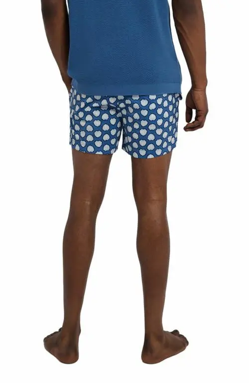 Onia Charles 4" Swim Trunk - Dark Blue Multi