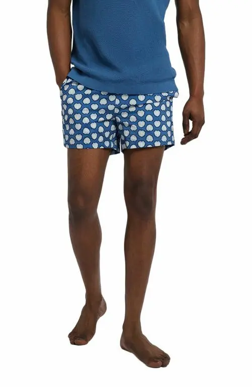 Onia Charles 4" Swim Trunk - Dark Blue Multi