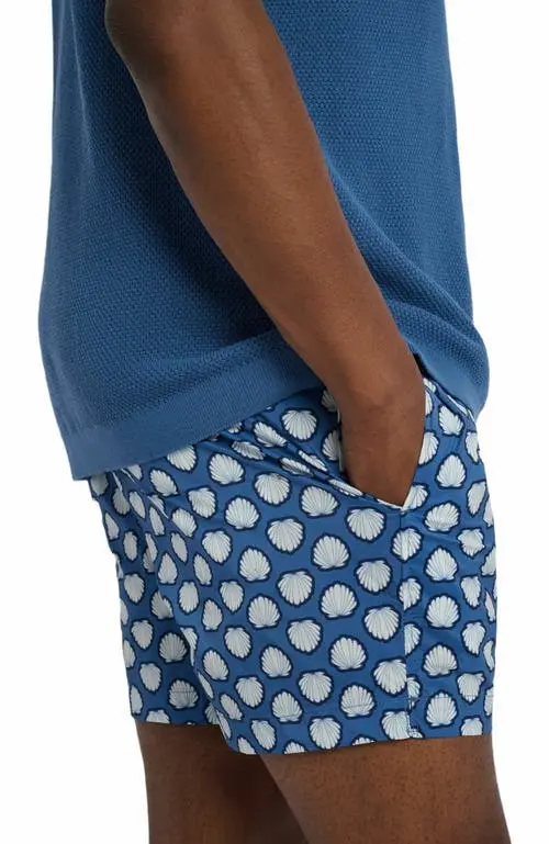Onia Charles 4" Swim Trunk - Dark Blue Multi