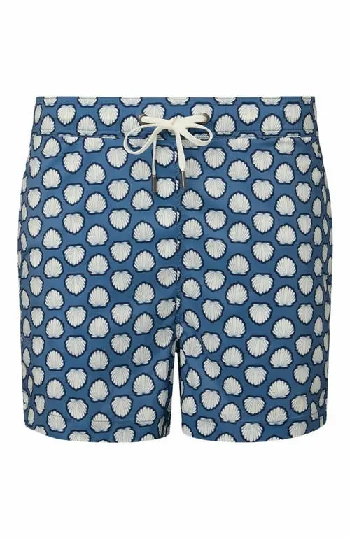 Onia Charles 4" Swim Trunk - Dark Blue Multi