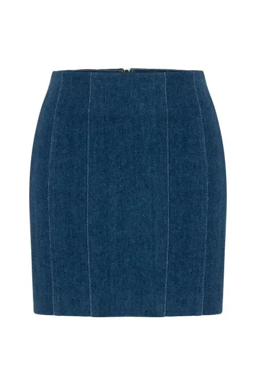 JENDUE Sosa Denim Mini Skirt