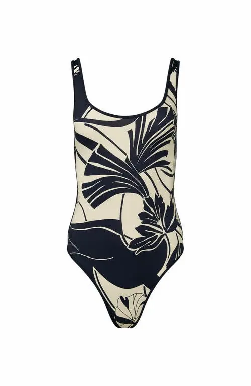 Onia Arya One-piece - Deep Navy/egret