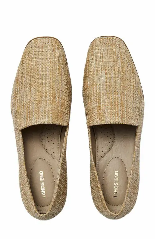 LANDS' END Classic Raffia Loafers