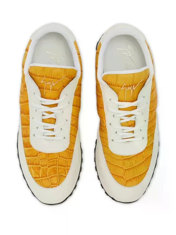 GIUSEPPE ZANOTTI Jimi Running Sneakers - Yellow