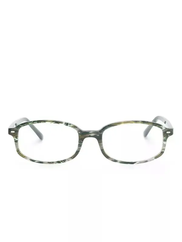 Ray-ban Square Frame Glasses - Green