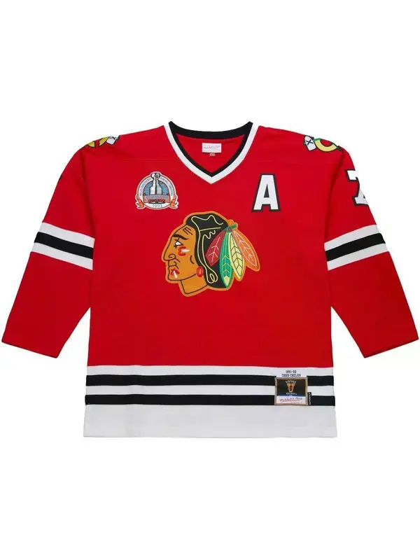 Mitchell & Ness Nhl 1991 Chris Chelios Jersey - Red