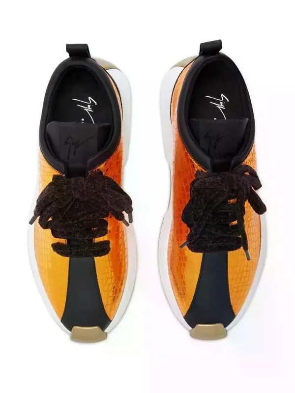 GIUSEPPE ZANOTTI Ferox Low-top Sneakers - Orange