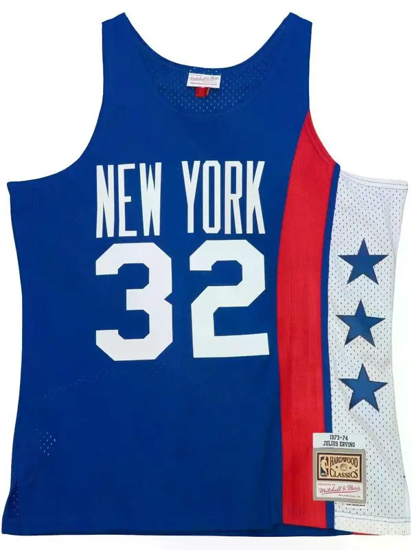 Mitchell & Ness Nba Dark Nets 1973 Julius Erving Jersey - Blue
