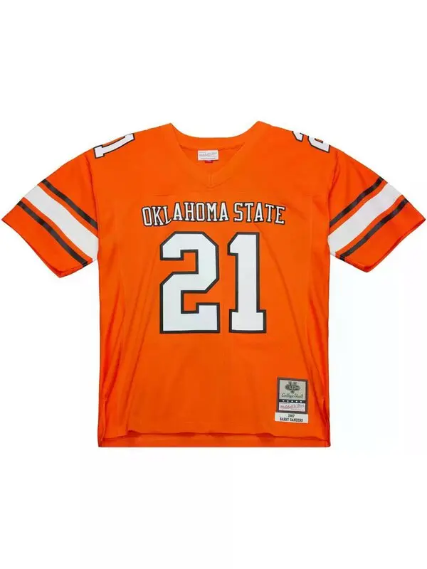 Mitchell & Ness Oklahoma State Cowboys 1987 Barry Sanders Jersey - Orange