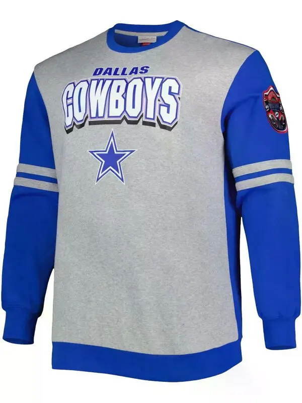 Mitchell & Ness Nfl 2.0 Cowboys Sweatshirt - Grey